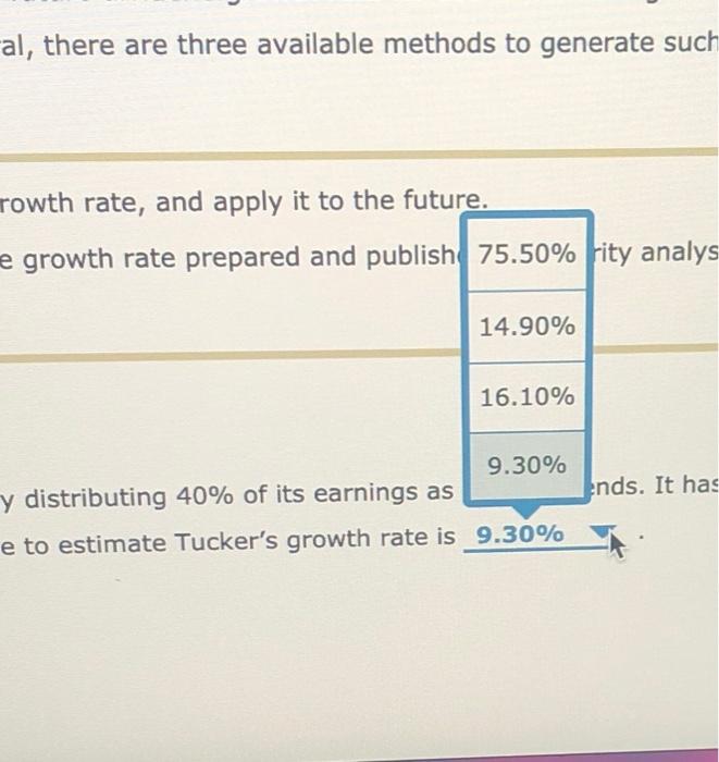 Solved Estimating growth rates It is often difficult to | Chegg.com
