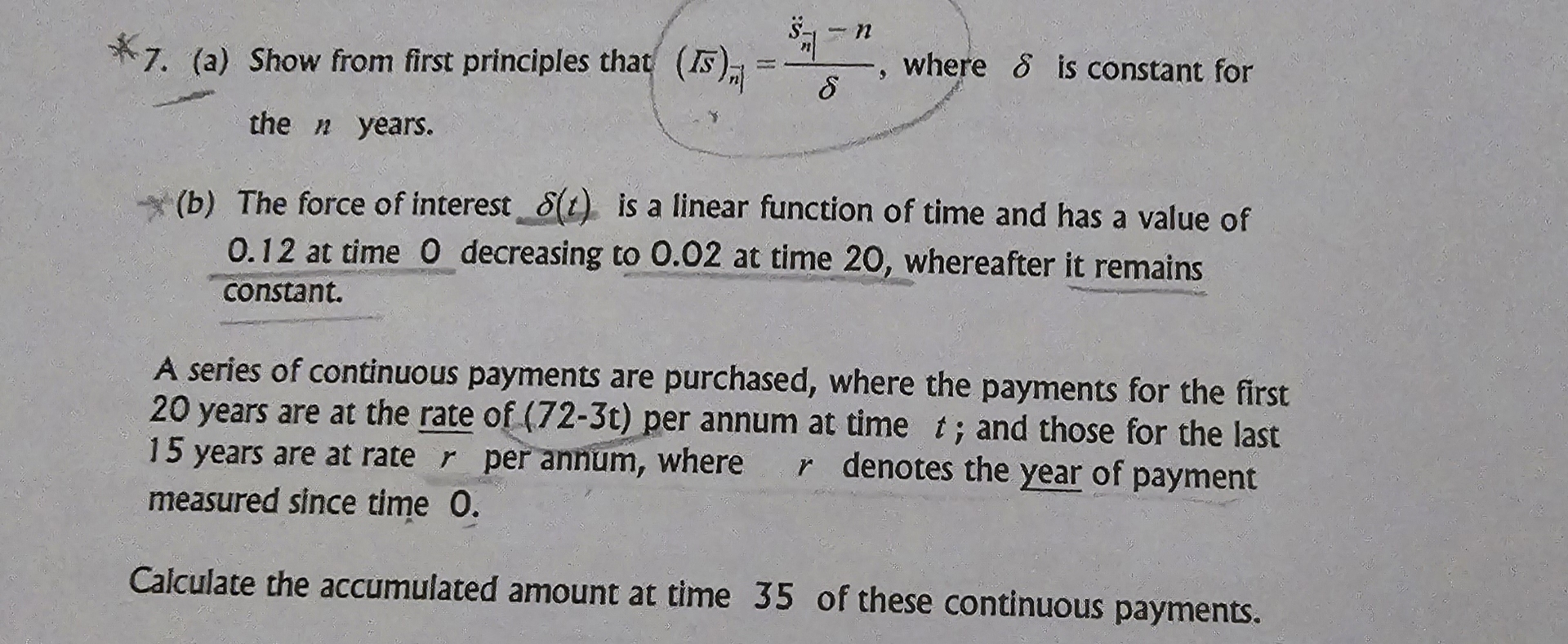 Solved (a) ﻿Show from first principles that | Chegg.com