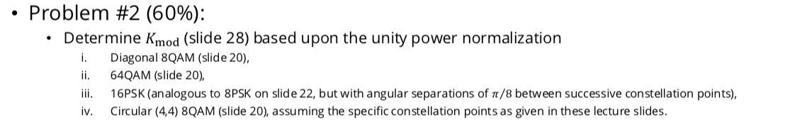 Solved Problem #2 (60%):Determine Kmod (slide 28) ﻿based | Chegg.com