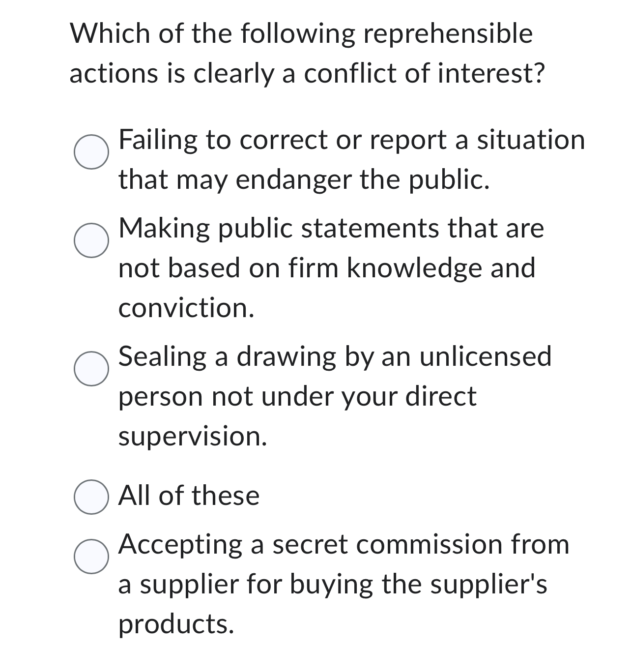 Solved Which of the following reprehensible actions is | Chegg.com