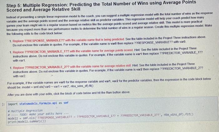 Solved Step 2: Scatterplot and Correlation for the Total | Chegg.com