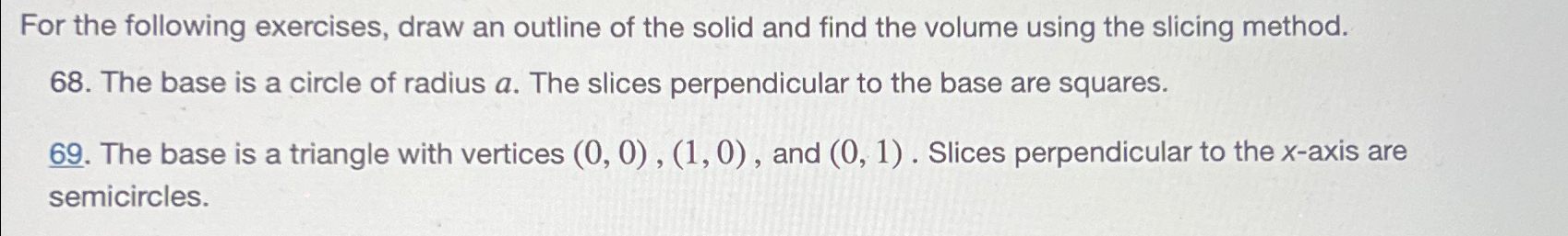 Solved For the following exercises, draw an outline of the | Chegg.com