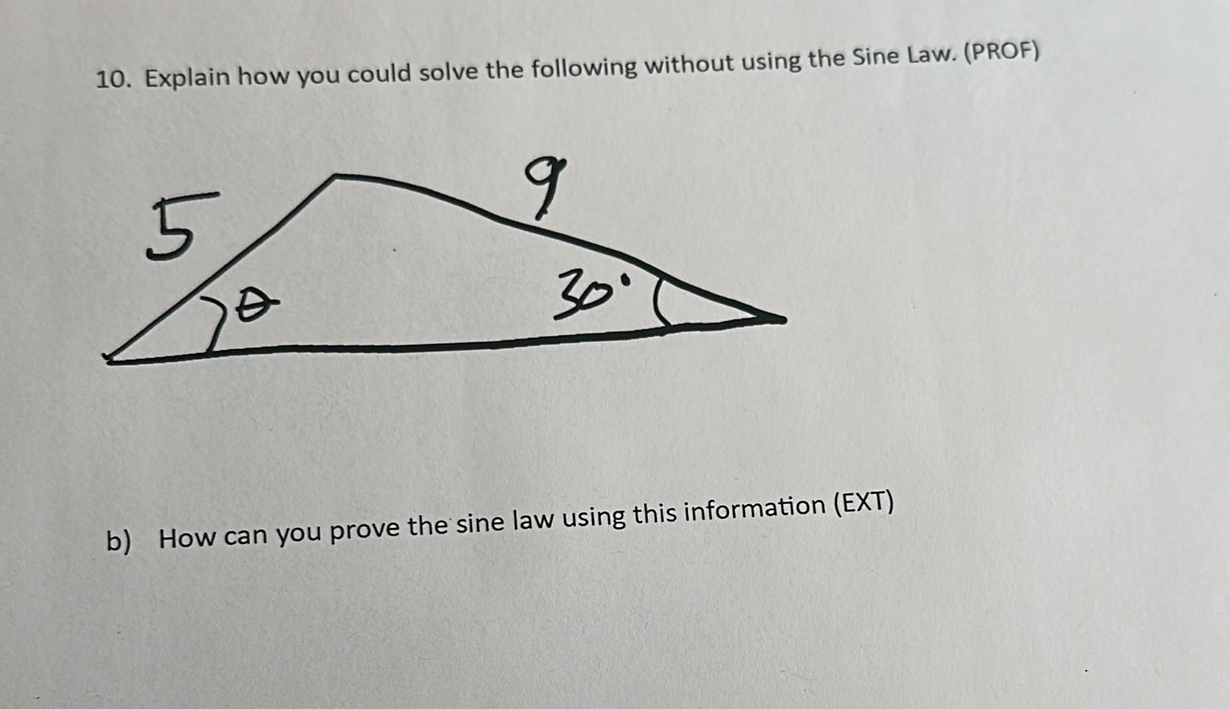 Solved Explain how you could solve the following without | Chegg.com