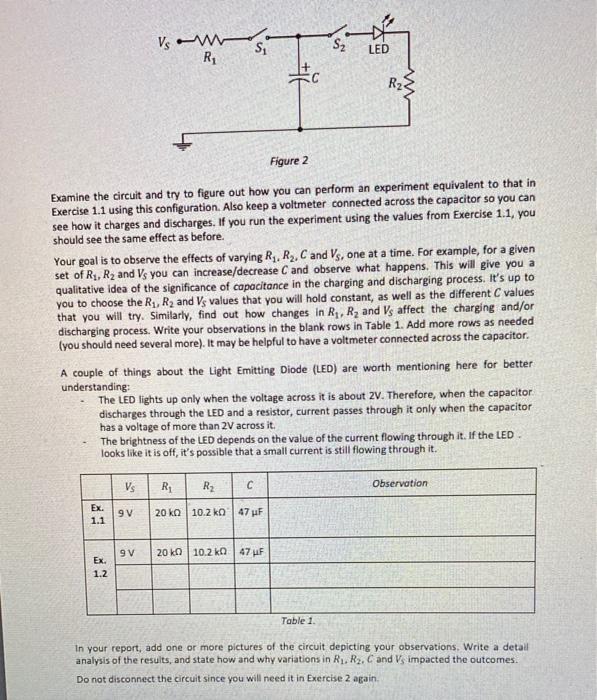 Solved Exercise 1. RC transient analysis In this exercise, | Chegg.com