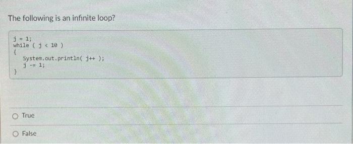 Solved The following is an infinite loop? while