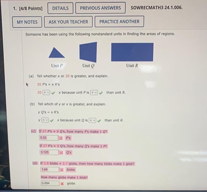 Solved Need help solving both parts for C and D. Thank you, | Chegg.com
