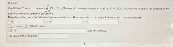 Solved Use Stokes' Theorem to evaluate \\( | Chegg.com