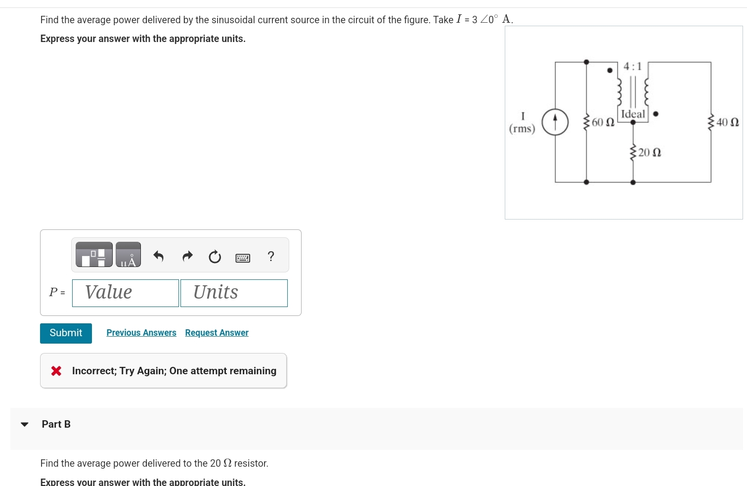 Solved Find the average power delivered by the sinusoidal | Chegg.com