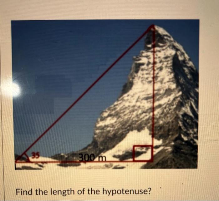 Solved Find The Length Of The Hypotenuse Chegg