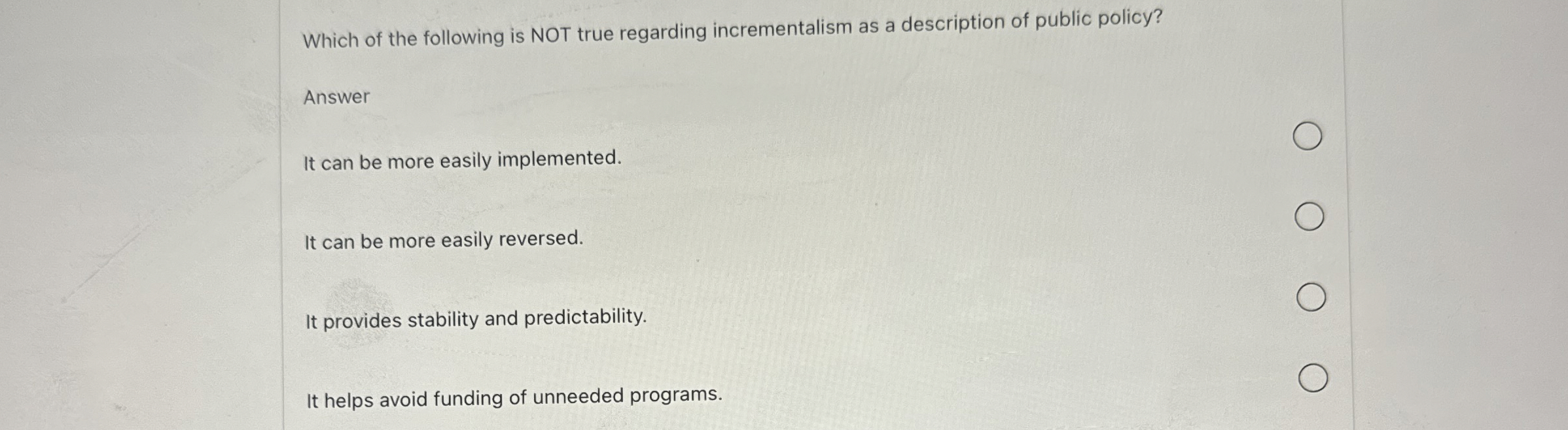 Which of the following is NOT true regarding | Chegg.com