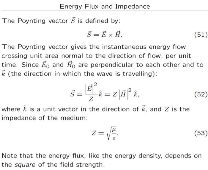 Solved Advanced Electromagnetism *Please note: for Question | Chegg.com