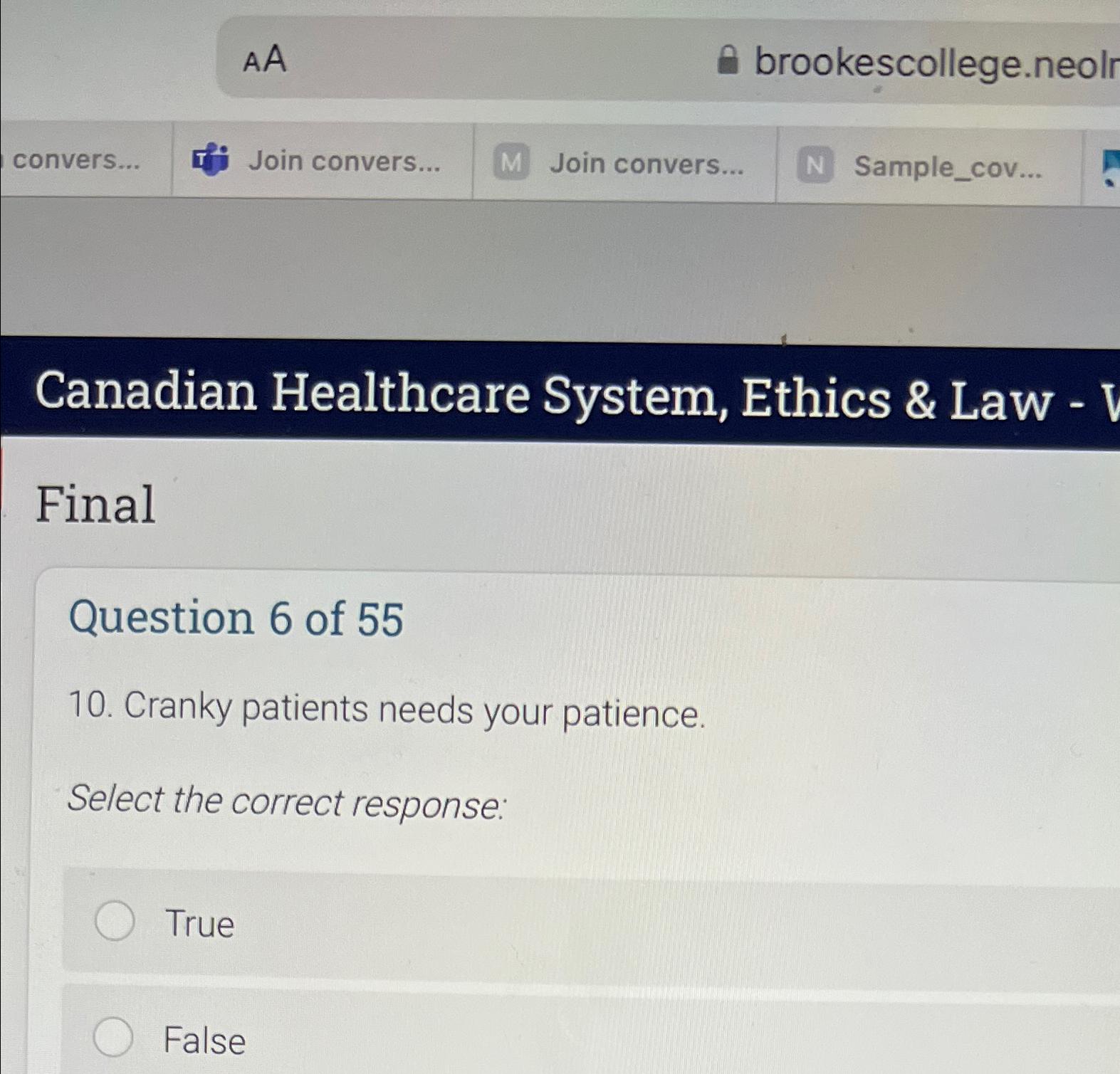 Solved Canadian Healthcare System, Ethics & Law - | Chegg.com