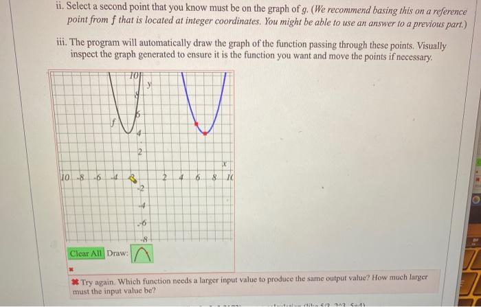 Solved Two Functions F And G Are Related Such That G X