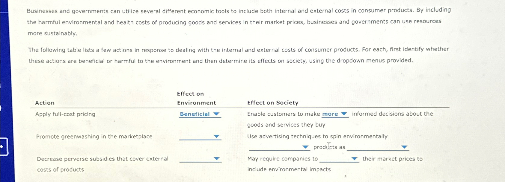 Solved Businesses and governments can utilize several | Chegg.com