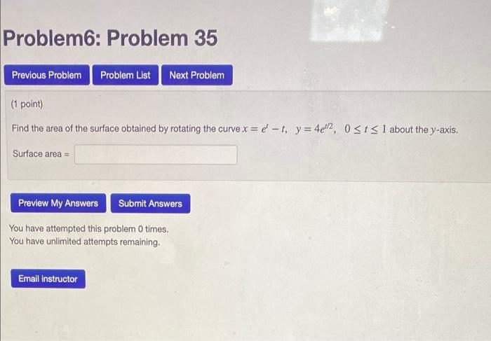 Solved Problem6: Problem 35 Previous Problem Problem List | Chegg.com Solved Problem6: Problem 35 Previous Problem Problem List | Chegg.com