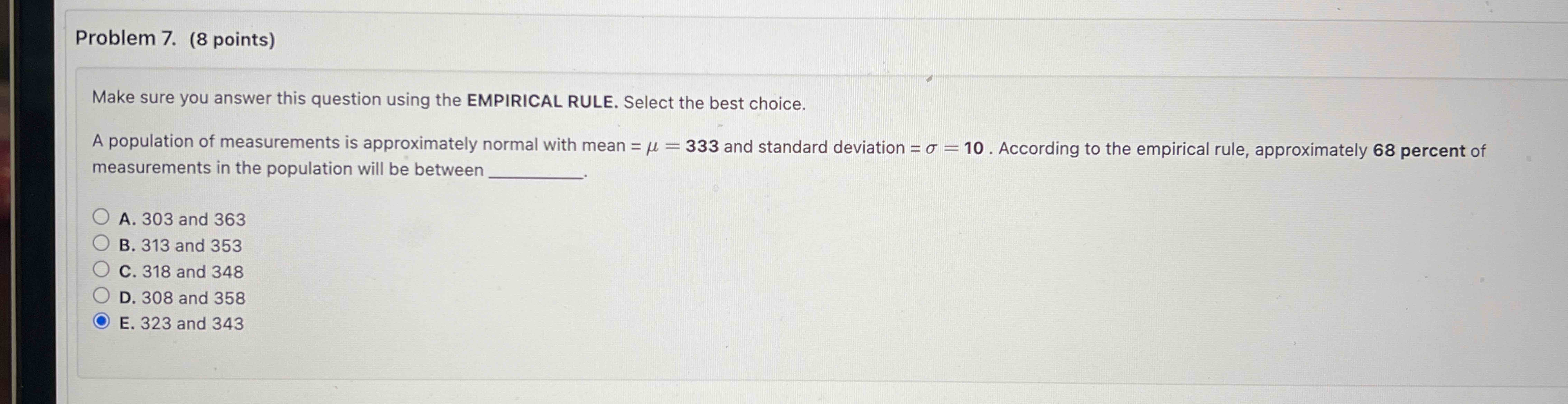 Solved Problem 7. (8 ﻿points)Make sure you answer this | Chegg.com