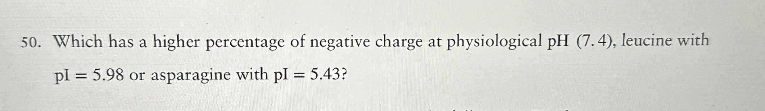 Solved Which has a higher percentage of negative charge at | Chegg.com