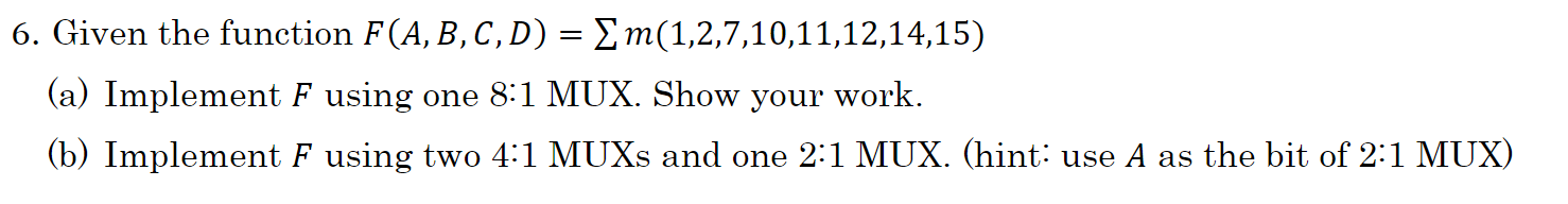 Solved Given the function | Chegg.com