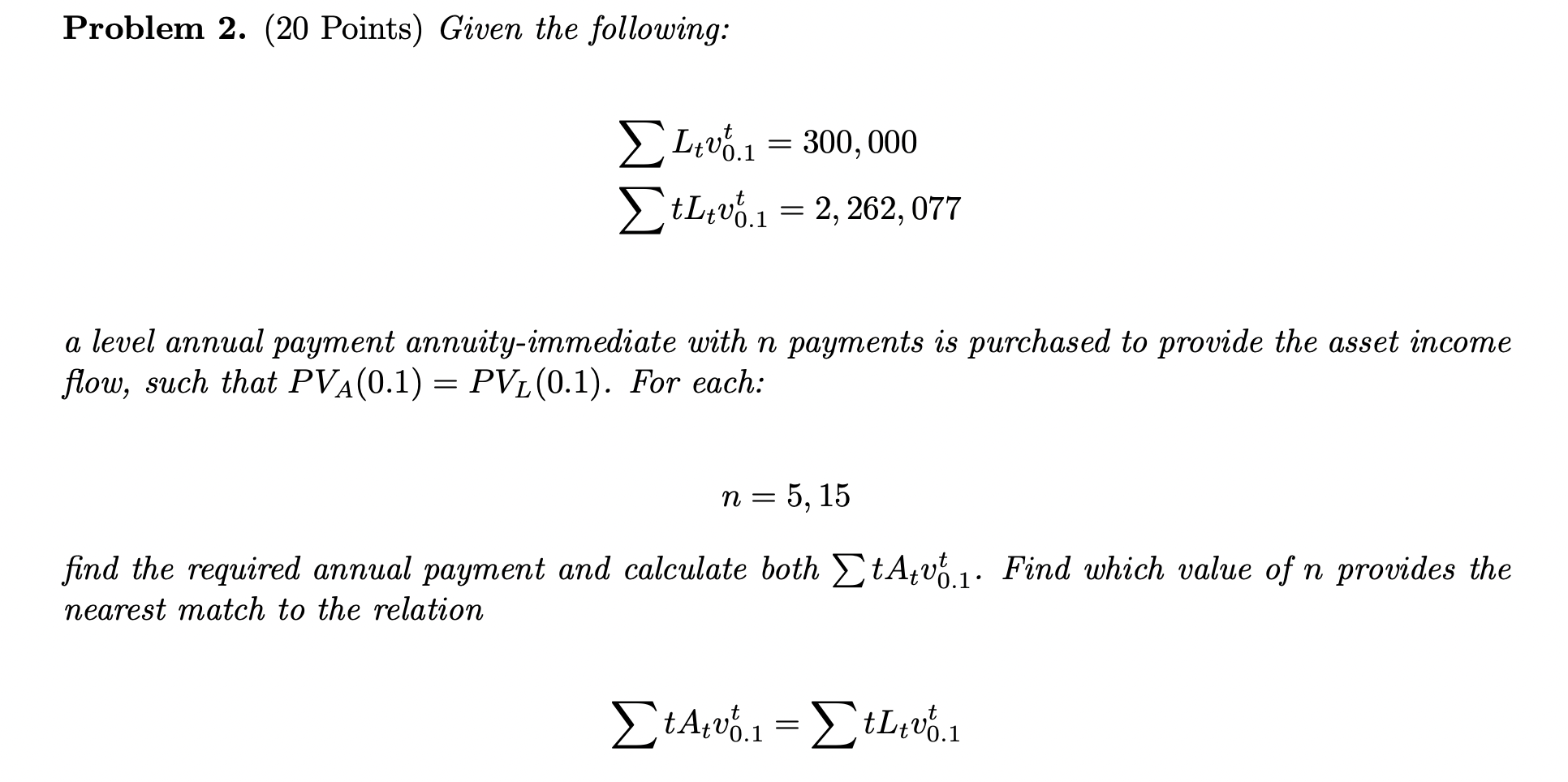 Solved Problem 2. (20 ﻿Points) ﻿Given the | Chegg.com