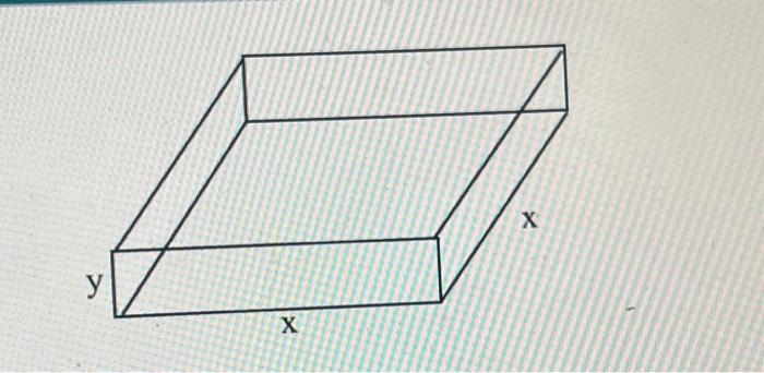 Solved A box with an open top has a square base and four | Chegg.com