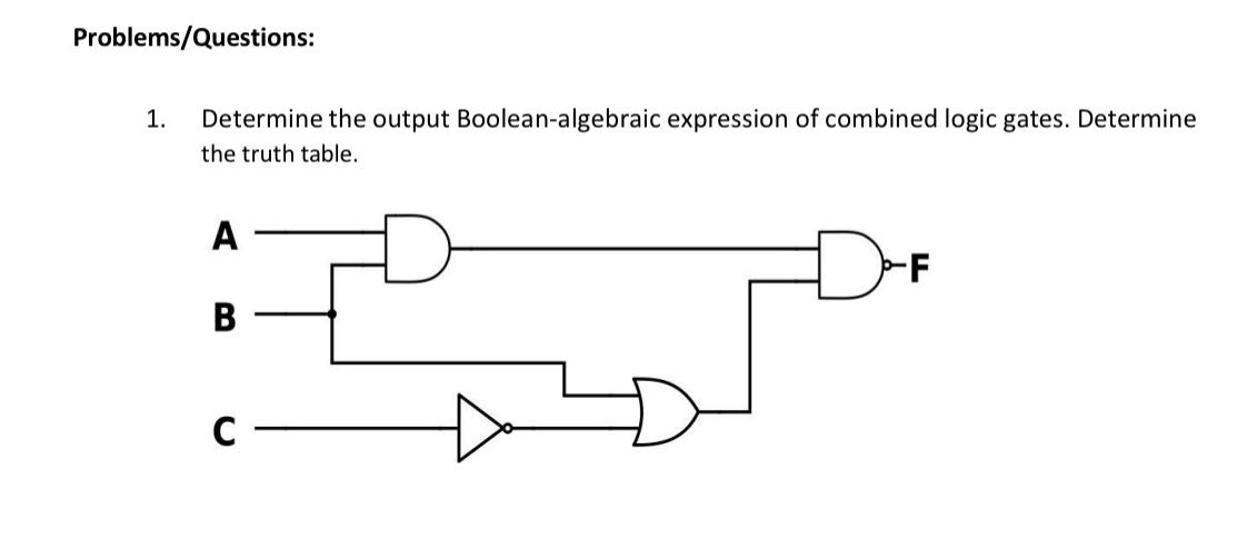 Solved Problems/Questions:Determine the output | Chegg.com