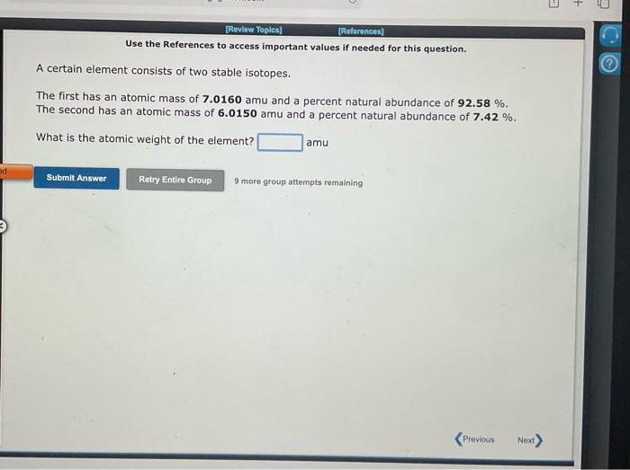 Use the References to access important values if | Chegg.com