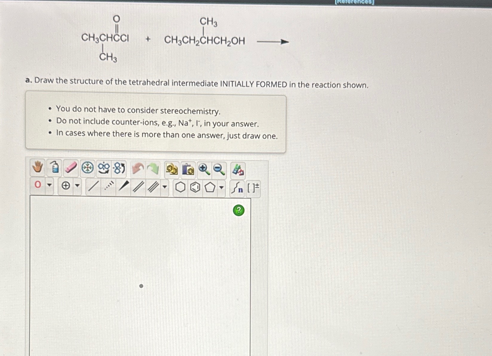 Solved a. ﻿Draw the structure of the tetrahedral | Chegg.com