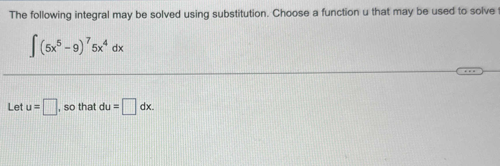 Solved The following integral may be solved using | Chegg.com