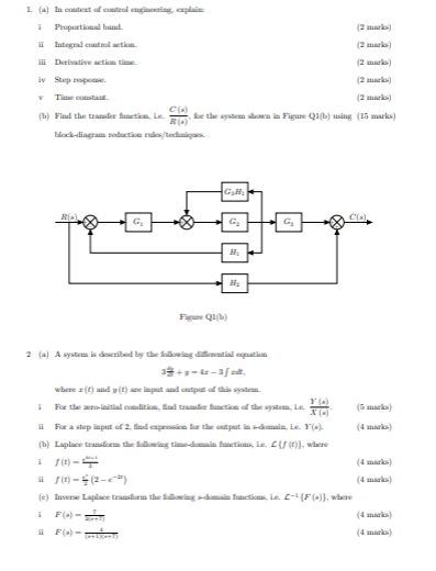 Solved Need Help answering these Control Engineering | Chegg.com