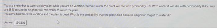 Solved HW7-ConditionalProbability: Problem 2 Results for | Chegg.com