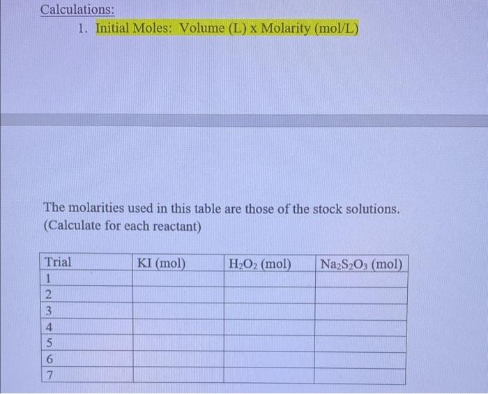 Solved DATA SHEET: Concentration of H2O2:0.1M Concentration | Chegg.com