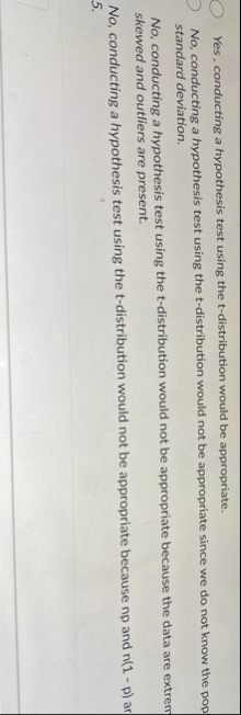 Solved Yes Conducting A Hypothesis Test Using The T 8444