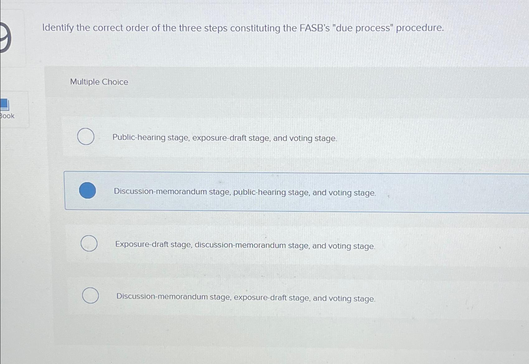 Solved Identify the correct order of the three steps | Chegg.com