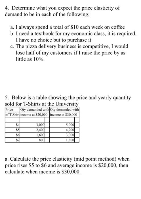 Solved Elasticity - Worksheet 1. Consider the FORD SUV | Chegg.com