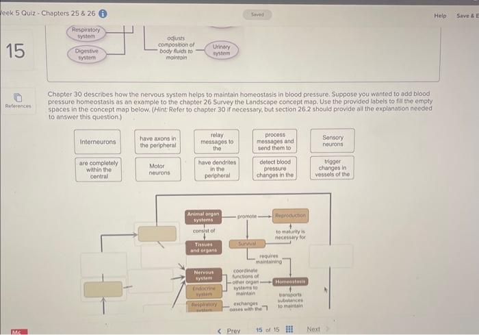 Chapter 30 describes how the nervous system helps to | Chegg.com