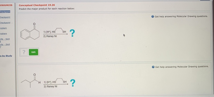 Solved CESOURCES Conceptual Checkpoint 19.26 Predict the | Chegg.com