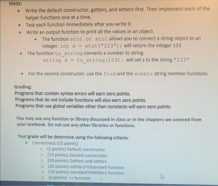 CS 2400 Appointment Class (60 Points) Part 1 | Chegg.com