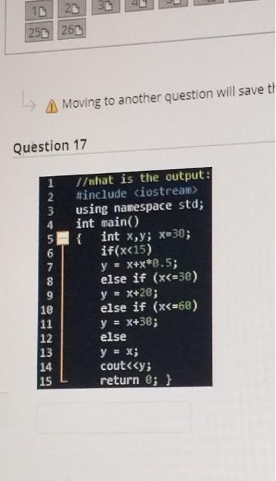 Solved (1) Moving to another question will save estion 17 | Chegg.com Solved (1) Moving to another question will save estion 17 | Chegg.com