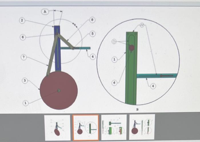 Solved (Wheel Linkage Assembly) It contains 1 Base (1), 1 | Chegg.com
