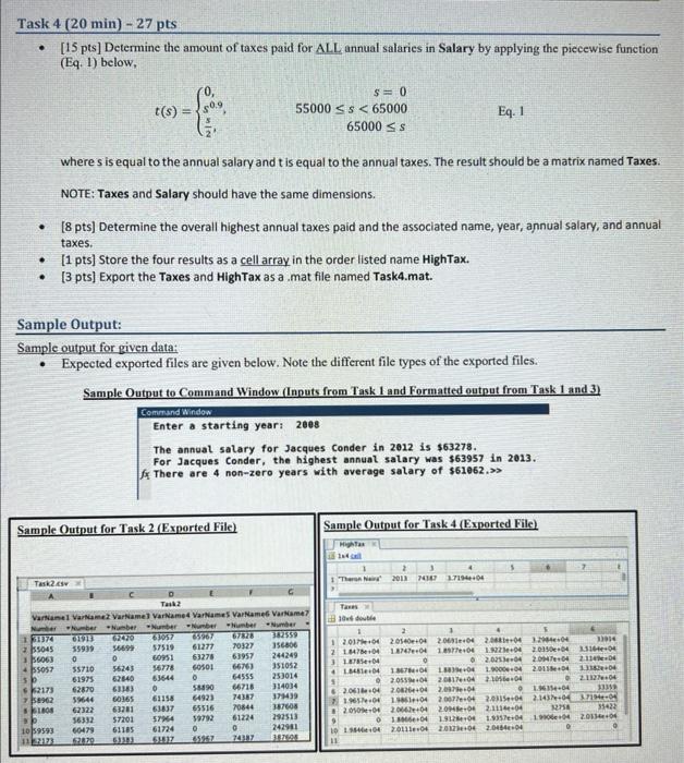 MATLAB Programming (70 points) - Approx. 60 minutes | Chegg.com