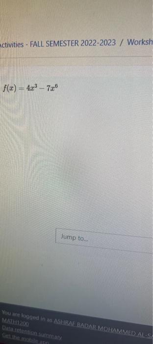 Ictivities - FALL SEMESTER 2022-2023 / Worksh | Chegg.com