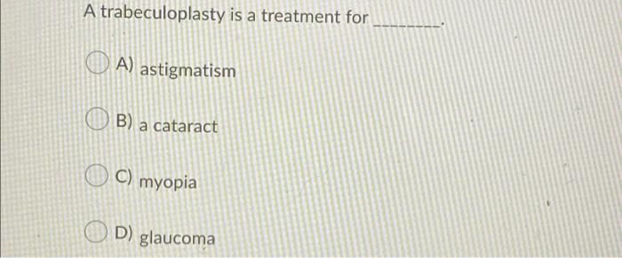 Solved The suffix -ia means A) "eye; vision" OB) | Chegg.com