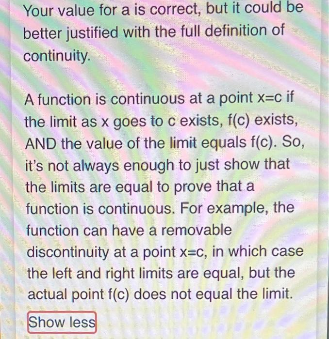 Solved Hello, I need help understanding here what I did | Chegg.com