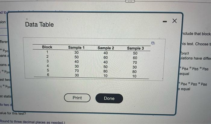 Solved The following sample data were recenitly collected in | Chegg.com