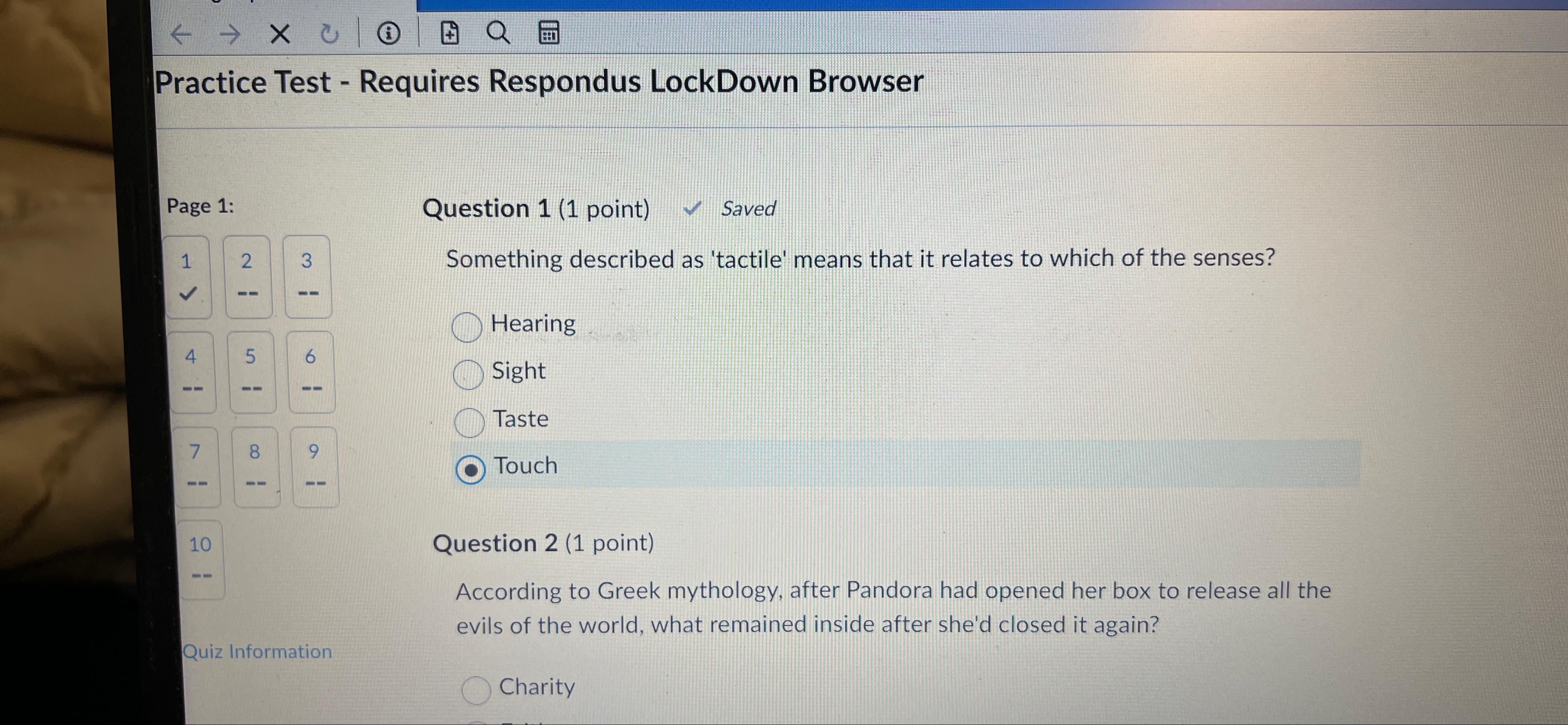 Solved Practice Test - ﻿Requires Respondus LockDown | Chegg.com