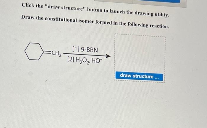 Solved Click the "draw structure" button to launch the | Chegg.com