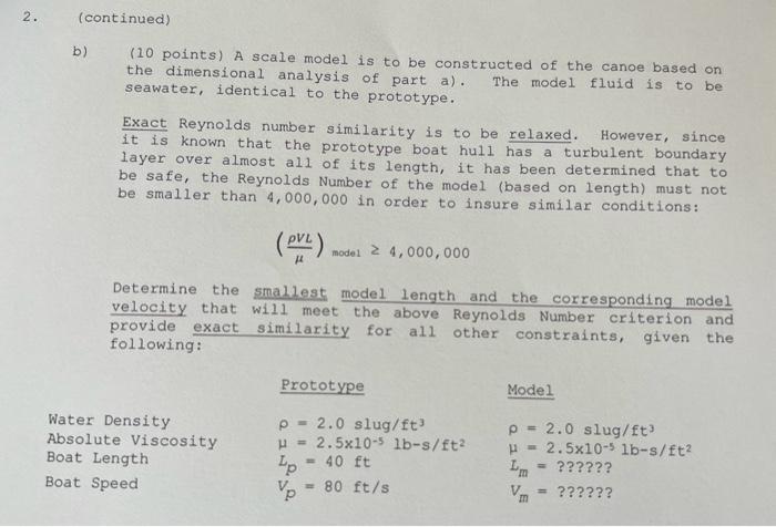 Solved ( 40 points) You have been tasked with scale model | Chegg.com