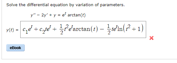 Solved answer typed if possibleSolve the differential | Chegg.com