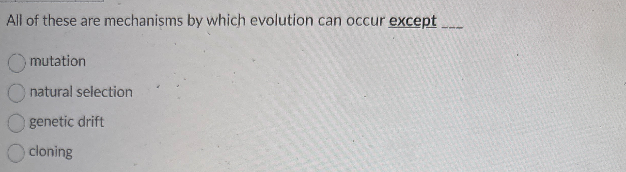 High Quality SOLUTION All of these are mechanisms by which evolution can | Chegg.com