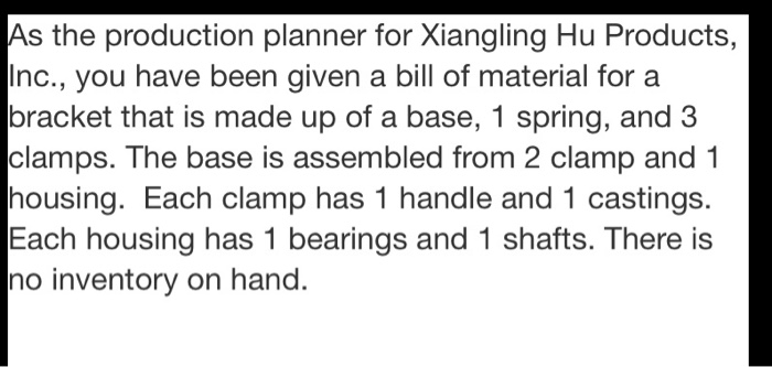 Solved Answer C) Compute the net quantities needed if there | Chegg.com